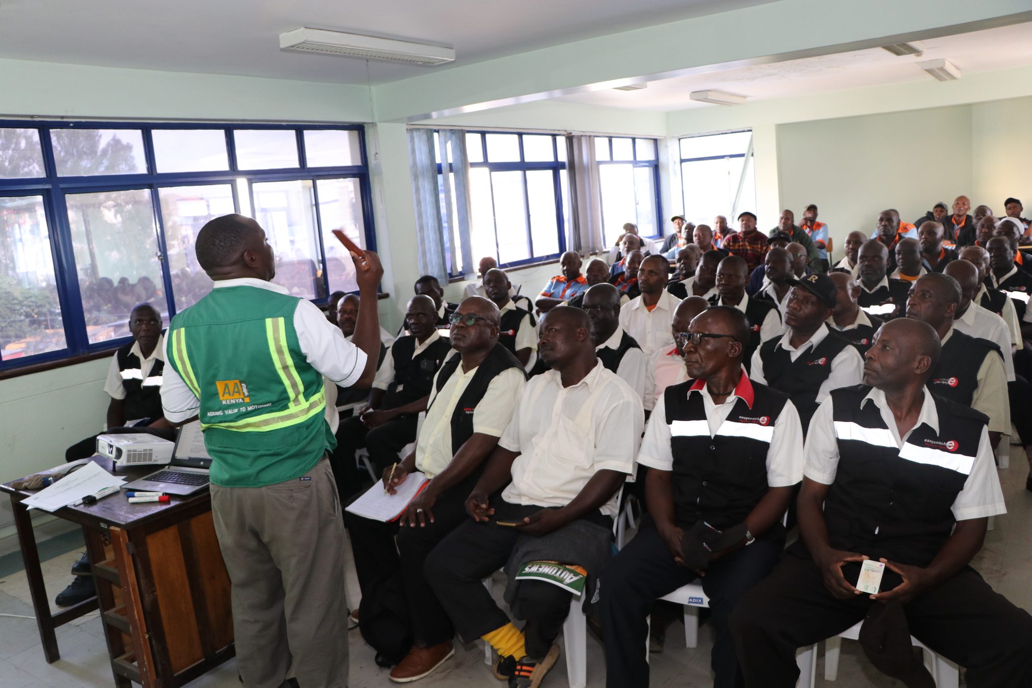 AA Kenya conducts a Road Safety training for long-distance PSV drivers ...